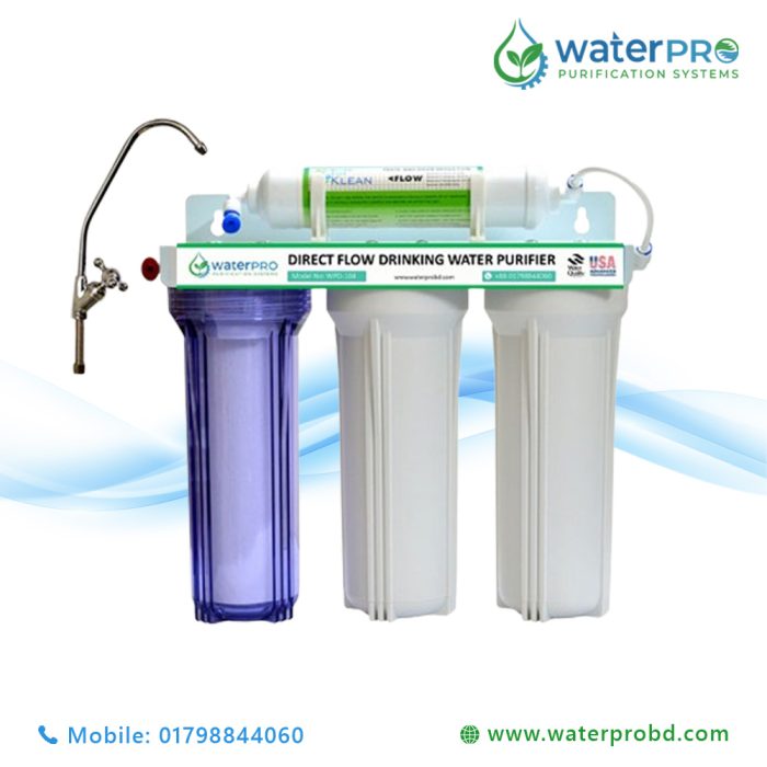 4 Stage 10 inch Direct Flow Drinking Water Purifier – WPD-104 – Waterpro